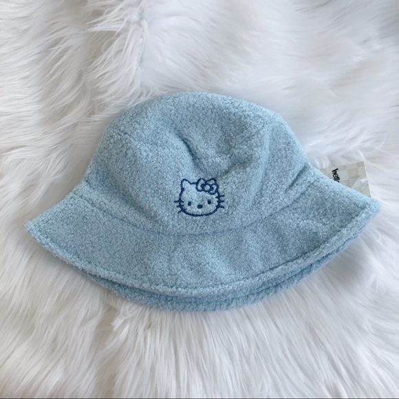 Hello Kitty | Accessories | Hello Kitty Light Blue Bucket Hat | Poshmark